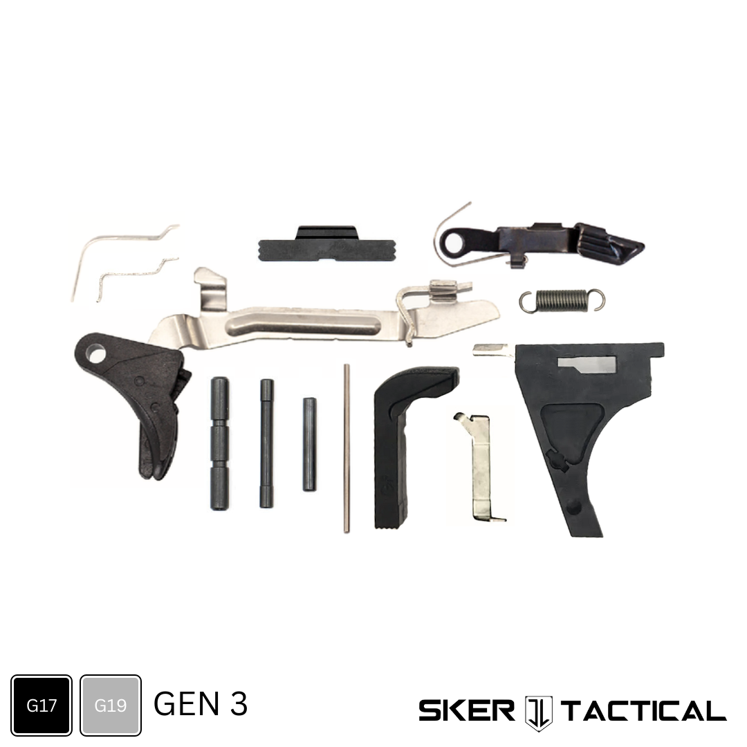 Extended Lower Parts Kit for Glock G17 / G19 Gen 1-3 - SKER Tactical
